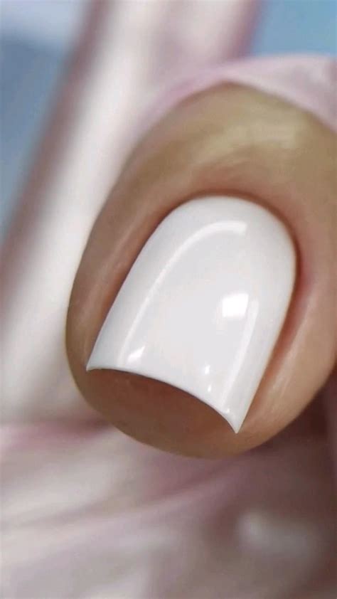 Гель под кутикулу? Тончайшие гелевые ногти. | Simple nails, One color ...