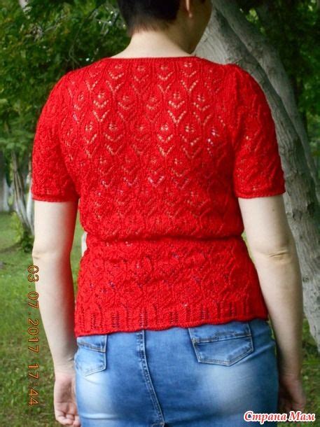 Две летние кофты по китайским схемам Knitted Sweaters Tops Fashion