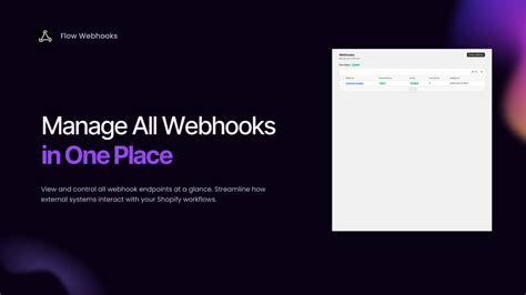 Flow Webhooks Flow Webhooks Shopify App Store