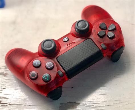Ps4 Ds4 V2 Controller Crystal Red Video Gaming Gaming Accessories