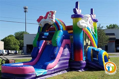 Inflatable Wet Comboinflatable Bouncers Inflatable Water Slides