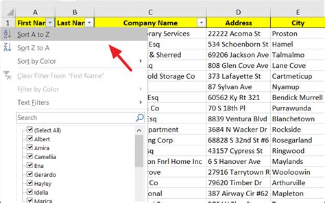 How To Alphabetize In Excel