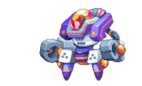 Robot Sentry R Animatedpixelart