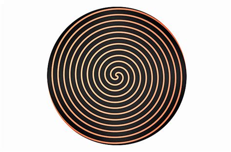 Hypnotic Spiral Illusion D Rendering Design Radial Black Photo Background And Picture For Free