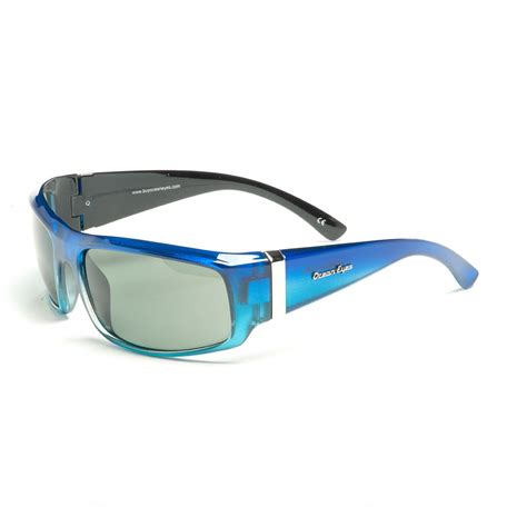 Sportsman Pc Shiny Two Toned Blue Frame With Smoke Lenses 2038pc 4
