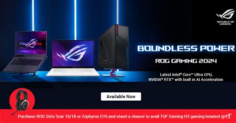 Asus Zephyrus G16 ROG Strix Scar 16 Scar 18 Launched In India