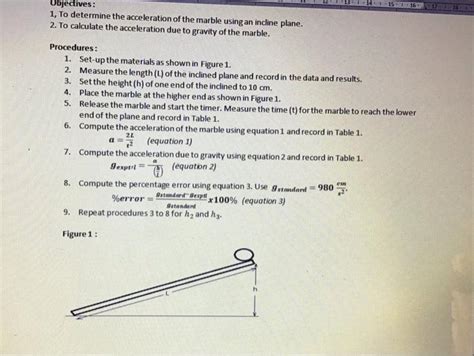 Solved Objectives To Determine The Acceleration Of The Chegg