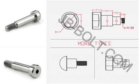 Hexagon Socket Shoulder Safety Bolts Shenzhen Jingbang Hardware