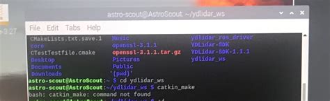 catkin make command not found · issue 11 · ydlidar ydlidar ros driver