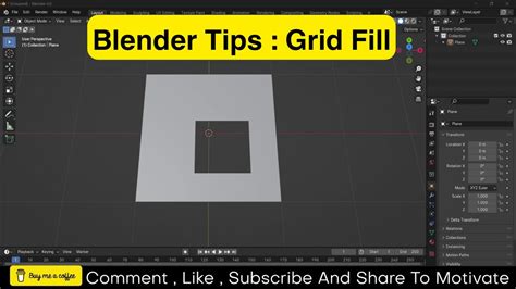 Blender Tips Grid Fill Youtube
