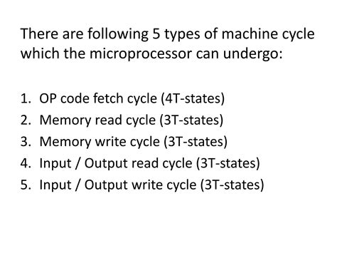 Instruction Cycle And Machine Cycle Pptx Computing Technology