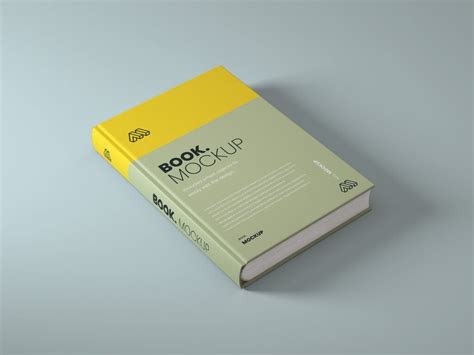 Free Perspective Hardcover Book Mockup Psd Psfreebies