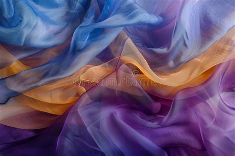 Soothing Pastel Silk Waves Serene Abstract Background With Soft Flowing Fabric And Space For