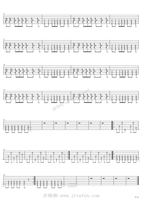 The Goo Goo DollsNaked吉他谱 C调中级版 弹唱 六线谱 吉他客