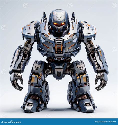 Battle Bot A Robot Designed For Combat Equipped With Weaponsand Stock