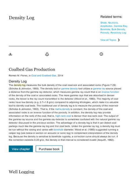 Sciencedirect Topic Density Log Pdf