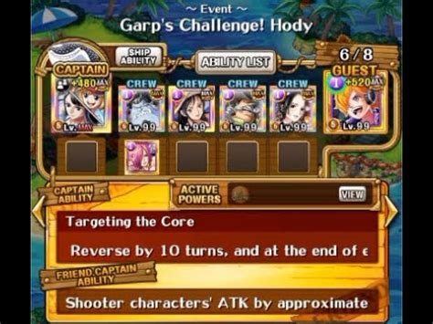 OPTC Garp S Challenge Hody INT Team YouTube