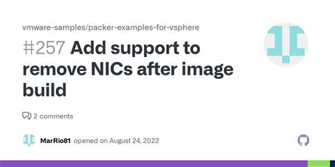 Add Support To Remove NICs After Image Build Issue 257 Vmware