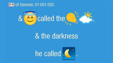 La biblia con Emojis ya está aquí Eclixxo