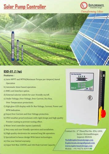 Single Phase Hvls Fan Solar Pump Controller At ₹ 8500 Piece In