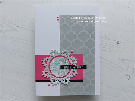 Clarity Craft Club Lookback Nested Doily Mandala Deborah S Crafty Blog