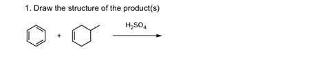 Solved Draw The Structure Of The Product S Chegg Com