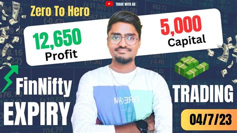 మంగళవారం Market Fin Nifty Expiry 04july2023 Trading Zero To Hero 5k