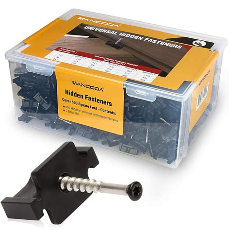Mancoda Hidden Deck Fasteners For Composite Decking Board Universal
