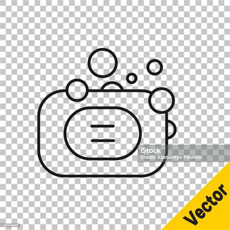 透明な背景に分離された石鹸アイコンの黒い線バー泡が付く石鹸バーベクトル お手洗いのベクターアート素材や画像を多数ご用意 お手洗い