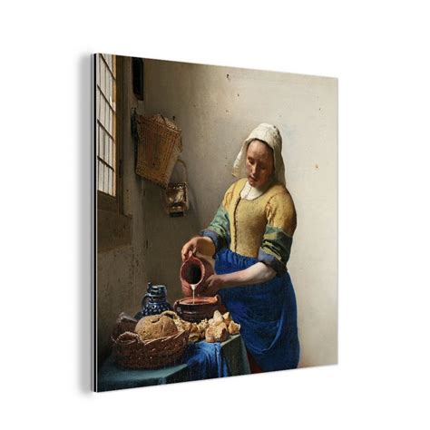Muchowow Metallbild Das Milchmädchen Kunst Alte Meister Vermeer