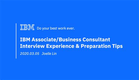 Ibm Associatebusiness Consultant 校招正職面試準備全攻略 Medium