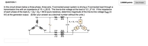 SOLVED QUESTION1 2 00000 Points Save Answer In The Circuit Shown Below