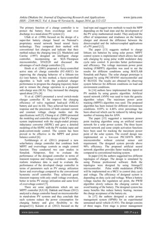 Power Optimization Of Battery Charging System Using Fpga Based Neural Network Controller Pdf