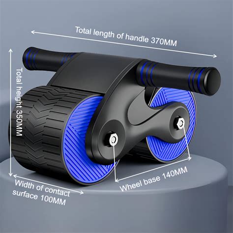 Buy NEW Automatic Rebound Aabdominal Wheel W Kneeling Pad Wheels Roller Home Abdominal