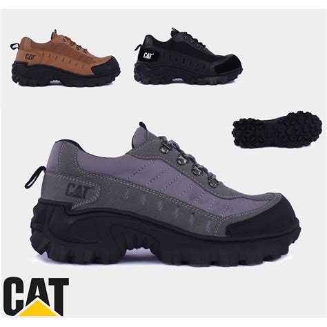 Jual SEPATU BOOTS PRIA CATERPILLAR BULDOZER SEPATU SAFETY UJUNG BESI
