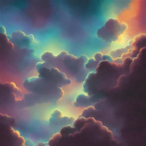 Premium Photo The Sky Is Covered In Clouds With The Words Disney On It