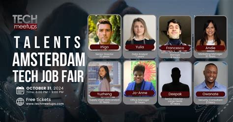 Techstartupjobs On Linkedin Techmeetupsjobfair2024 Techrecruiting Amsterdamtech