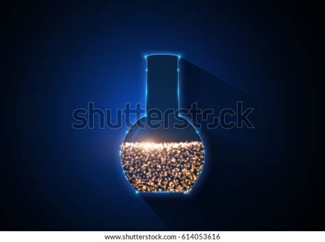 Chimical Flask Laboratory Equipment Vector Illustration Stock Vector