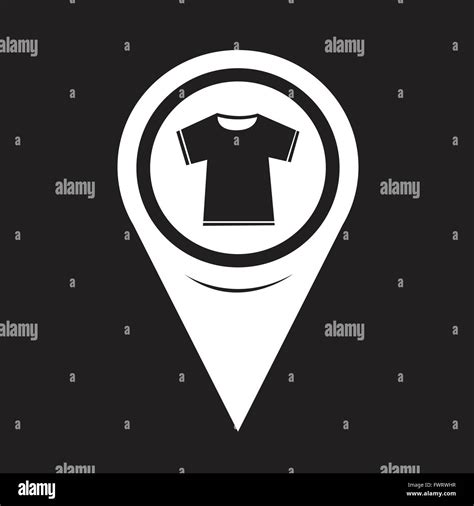 Map Pointer Tshirt Icon Stock Vector Image And Art Alamy