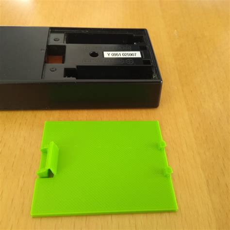 3d Printable Sony Tv Remote Battery Cover By Marije H