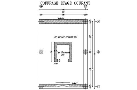 2d Design Of Floor Formwork Details In Autocad Drawing Cad File Dwg