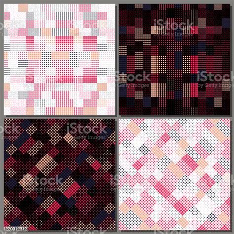 설정 추상 사각형 픽셀 모자이크 배경입니다 Eps10 벡터 일러스트레이션 0명에 대한 스톡 벡터 아트 및 기타 이미지 0명 개념 개념과 주제 Istock