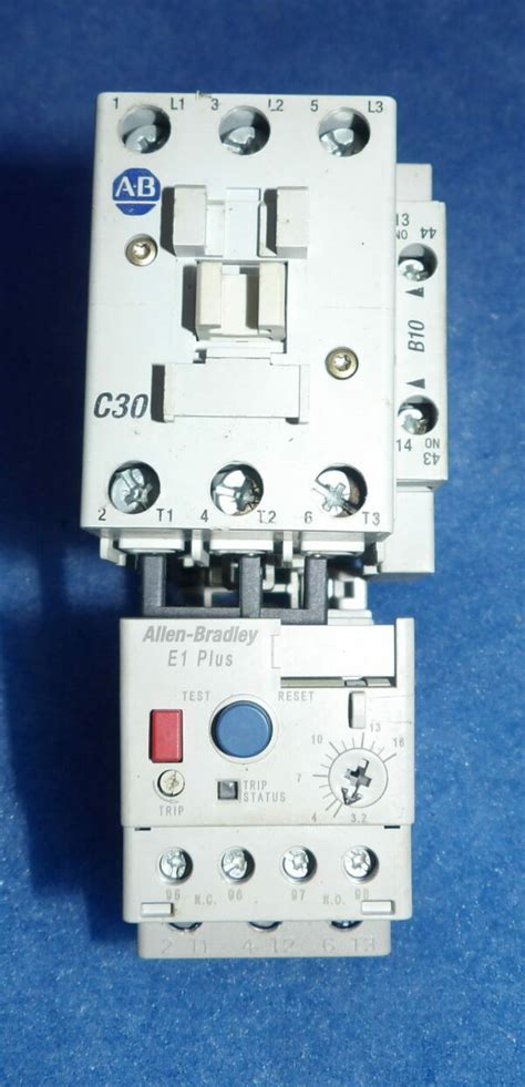 Allen Bradley C D EEDB Series C A Motor Starter W Relay Year Warranty