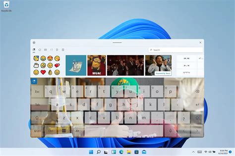 Windows 11 Preview Touch Keyboard
