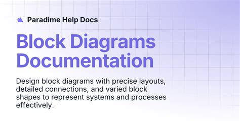 Block Diagrams Documentation Paradime Help Docs