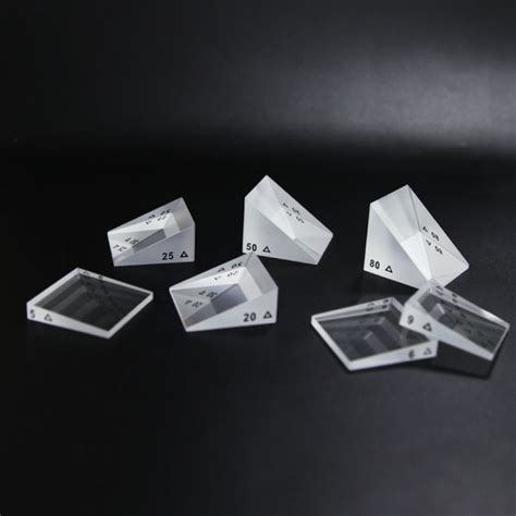 Optical Wedge Prism For Ophthalmic Strabismus Prisms Glass Lens