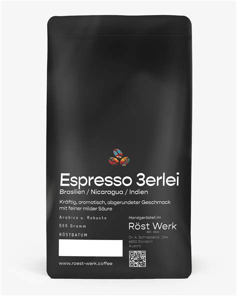 Espresso 3erlei Röstwerk