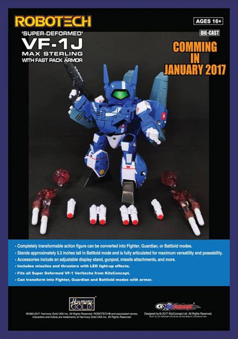 Kitzconcept Robotech Sd Super Deformed Macross 超時空要塞 Q版 Max Vf 1j