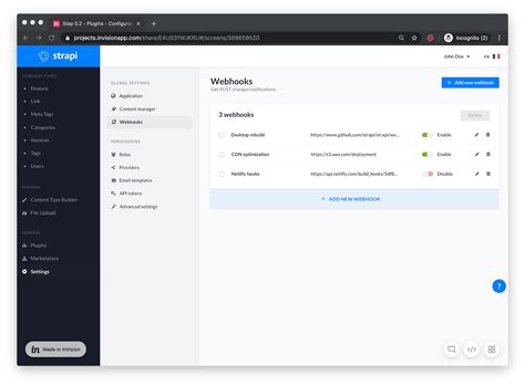 How To Use Webhooks In Strapi New Release Beta185 Webhooks Are