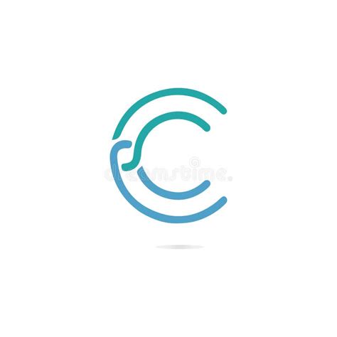Simple C Logo Stock Vector Illustration Of Logotype 268989575